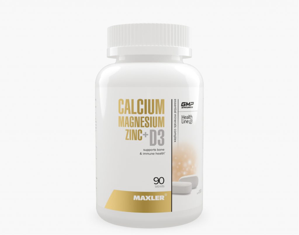 Calcium Magnesium Zinc+D3 - Buy Online | Maxler USA