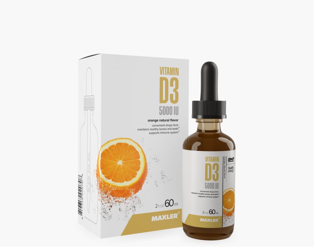 Vitamin D3 5000IU Drops - Buy Online | Maxler USA