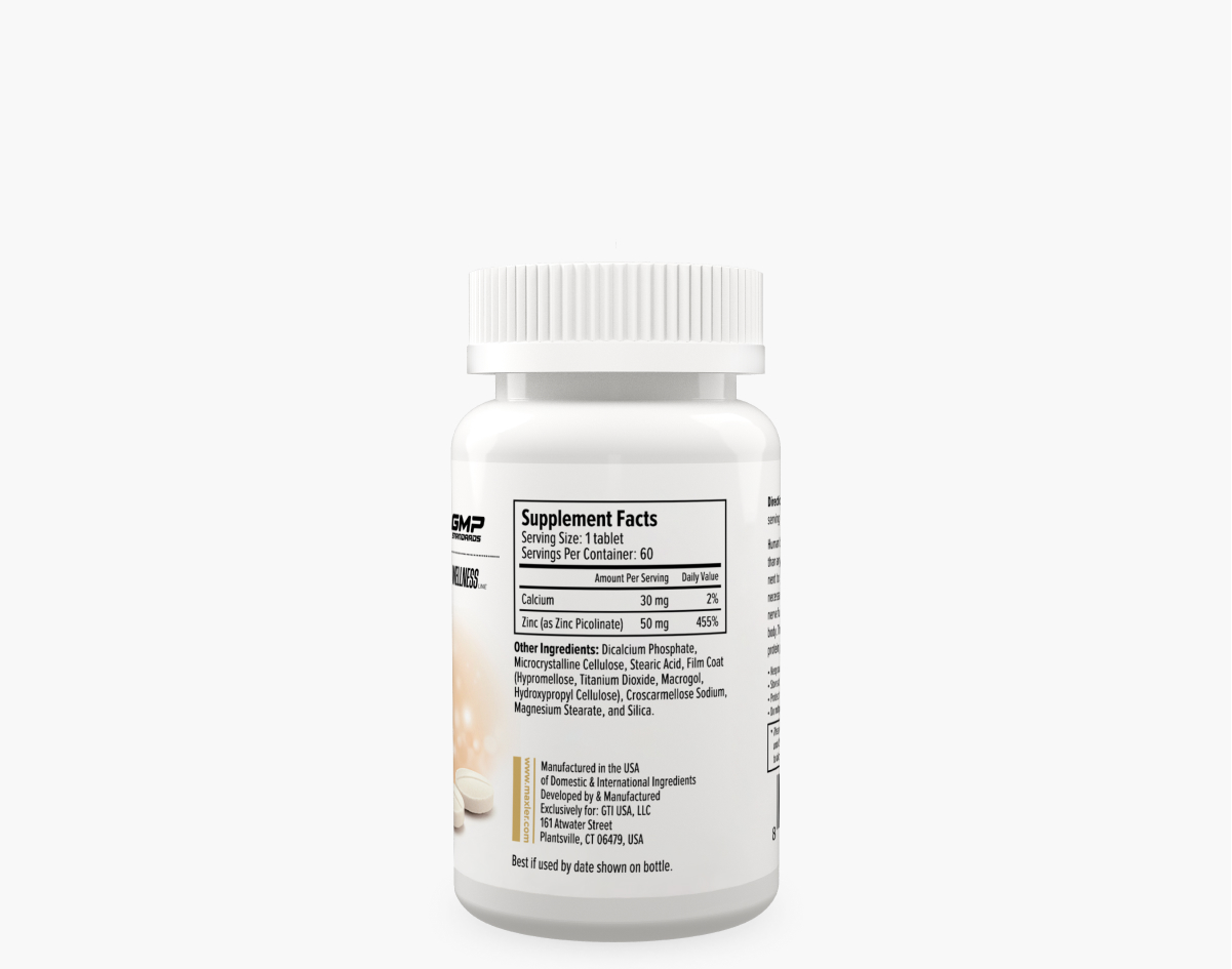 Buy Zinc Picolinate 50mg - Maxler Vitamins & Minerals